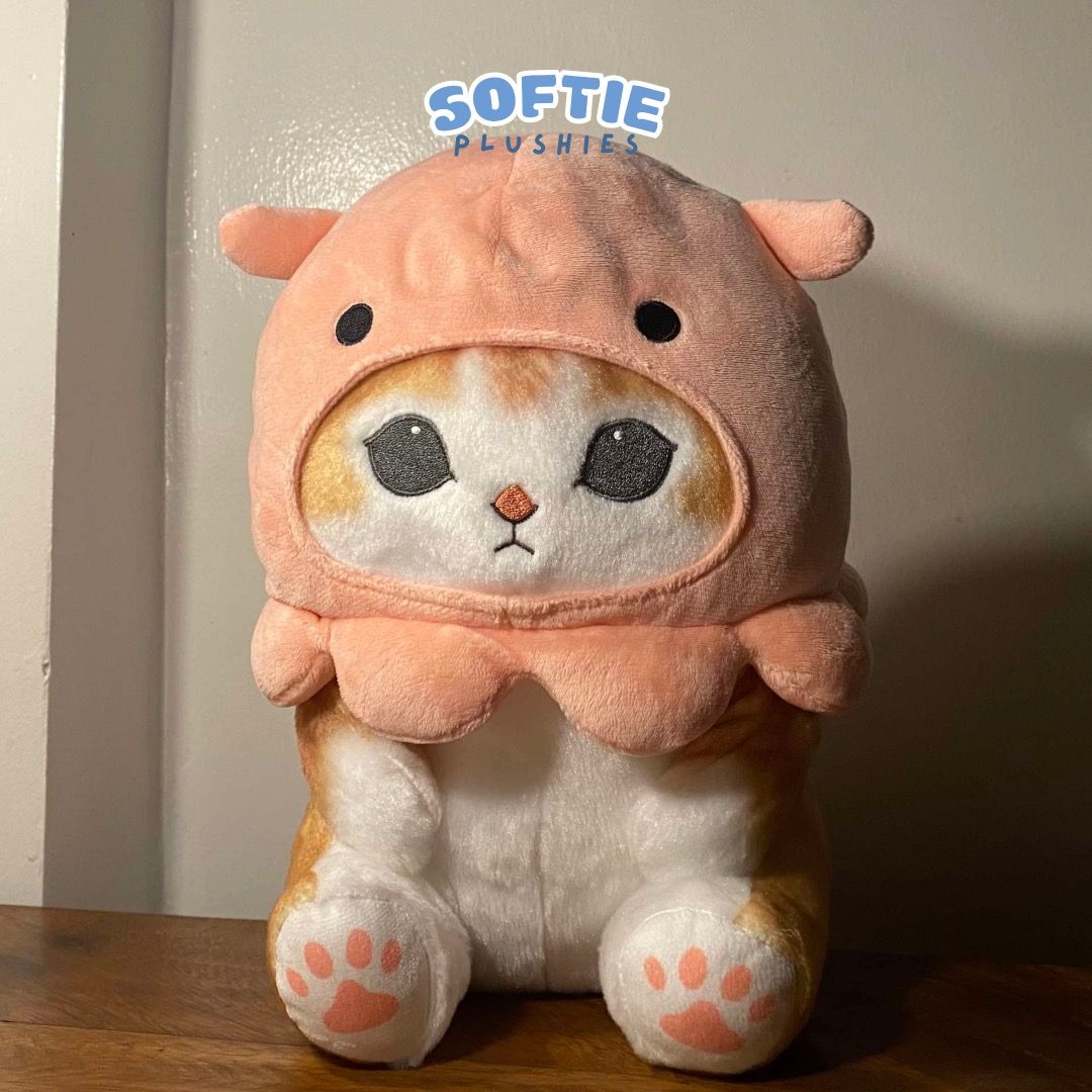 Official Mofusand Sea Creature Series Orange Cat Octopus Mascot Big ...