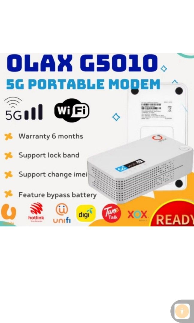 OLAX G5010 4g 5g lte pocket wifi hotspot 4000mah battery router CPE ...