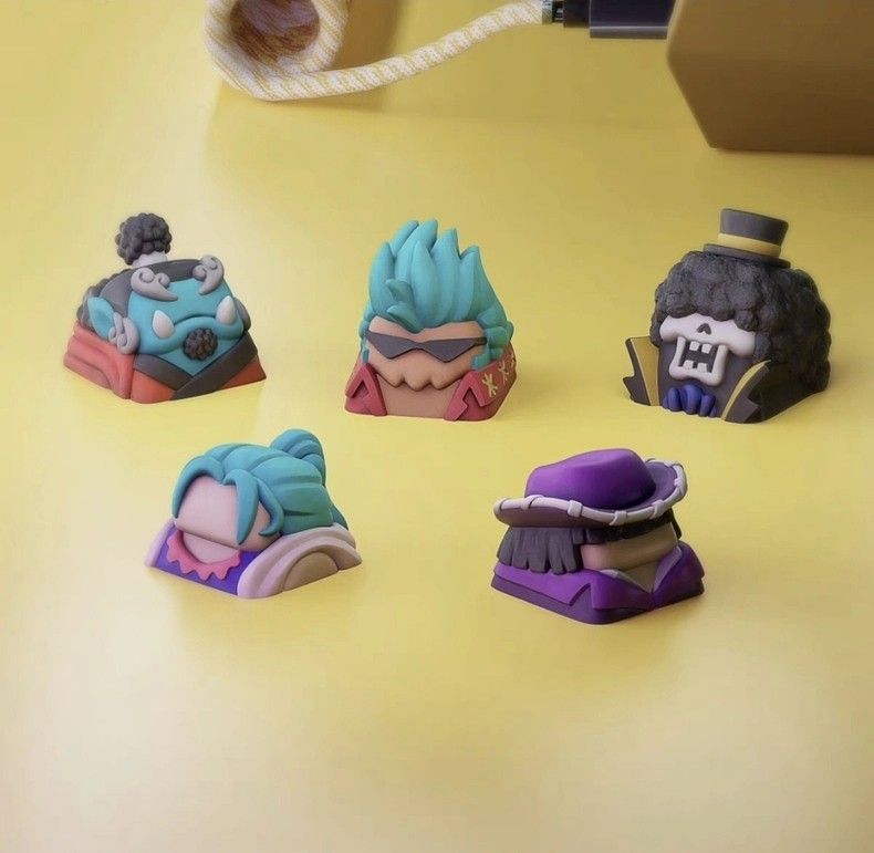 One Piece Keyboard Caps / Anime / Manga Keycaps Monkey D. Luffy ...