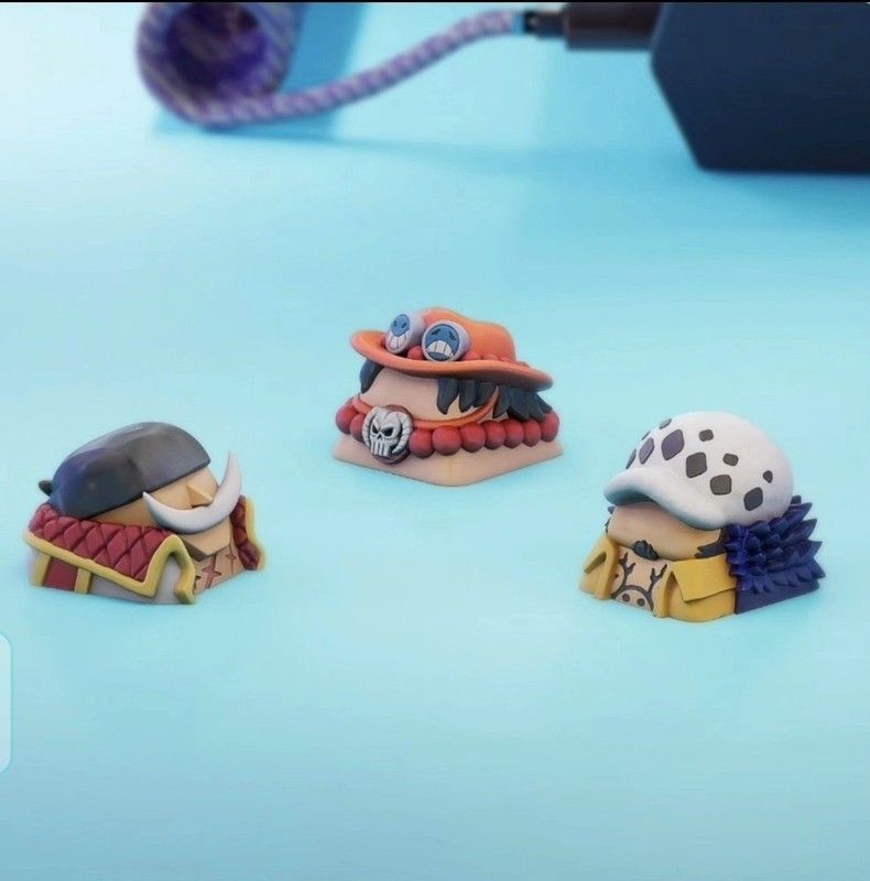 One Piece Keyboard Caps / Anime / Manga Keycaps Monkey D. Luffy ...