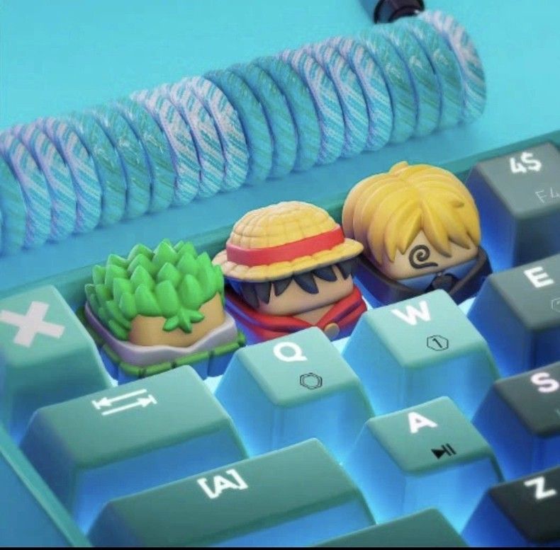 One Piece Keyboard Caps / Anime / Manga Keycaps Monkey D. Luffy ...