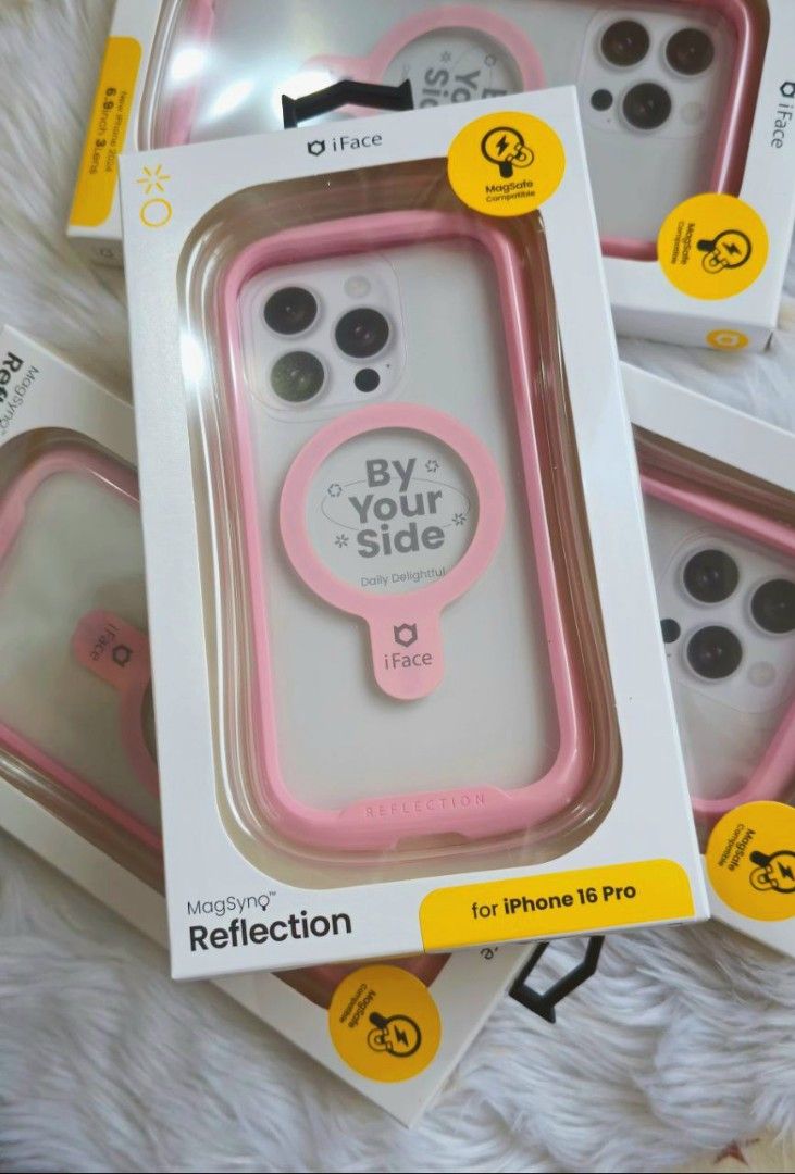ORIGINAL Baby Pink / Pastel Pink iFace Reflection Glass Case Magsafe for iPhone 16 Pro Case ...
