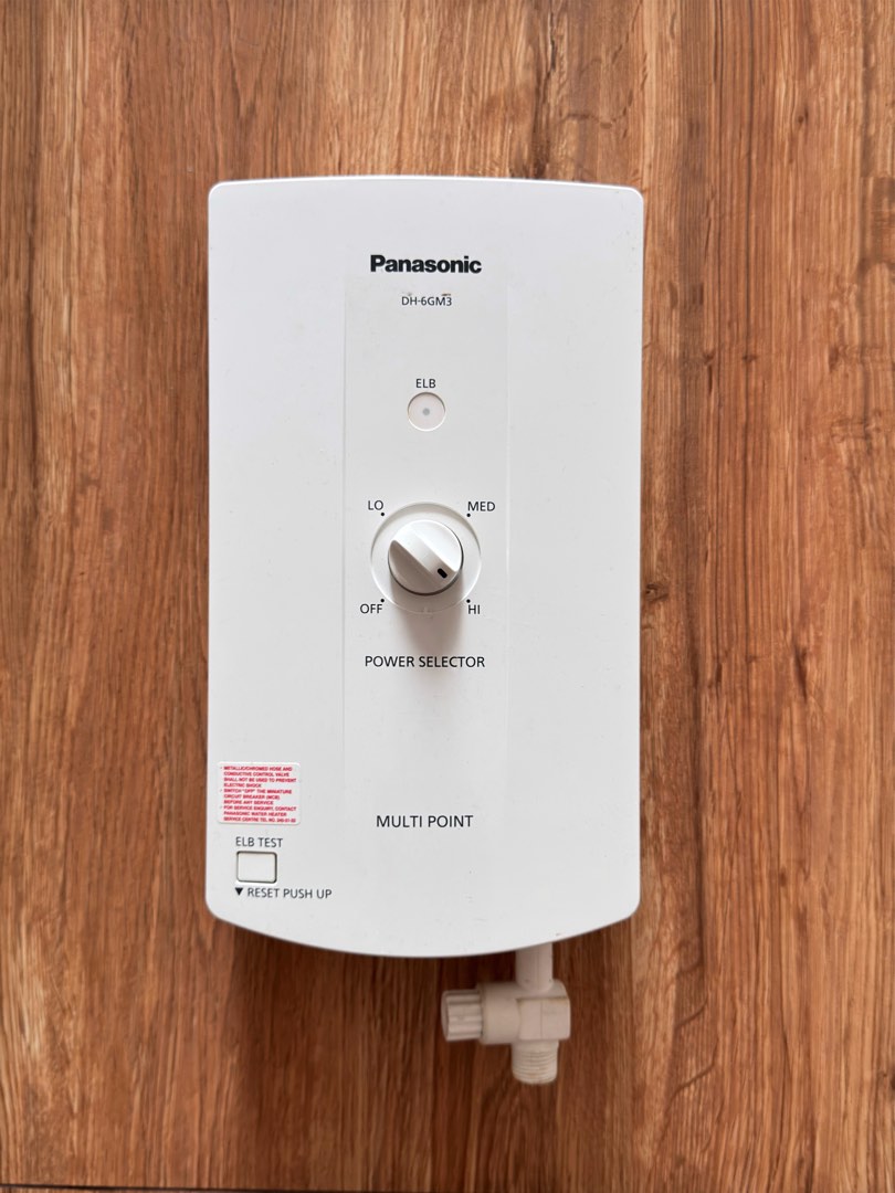 PANASONIC DH-6GM3 Multipoint Water Heater, TV & Home Appliances, Water ...