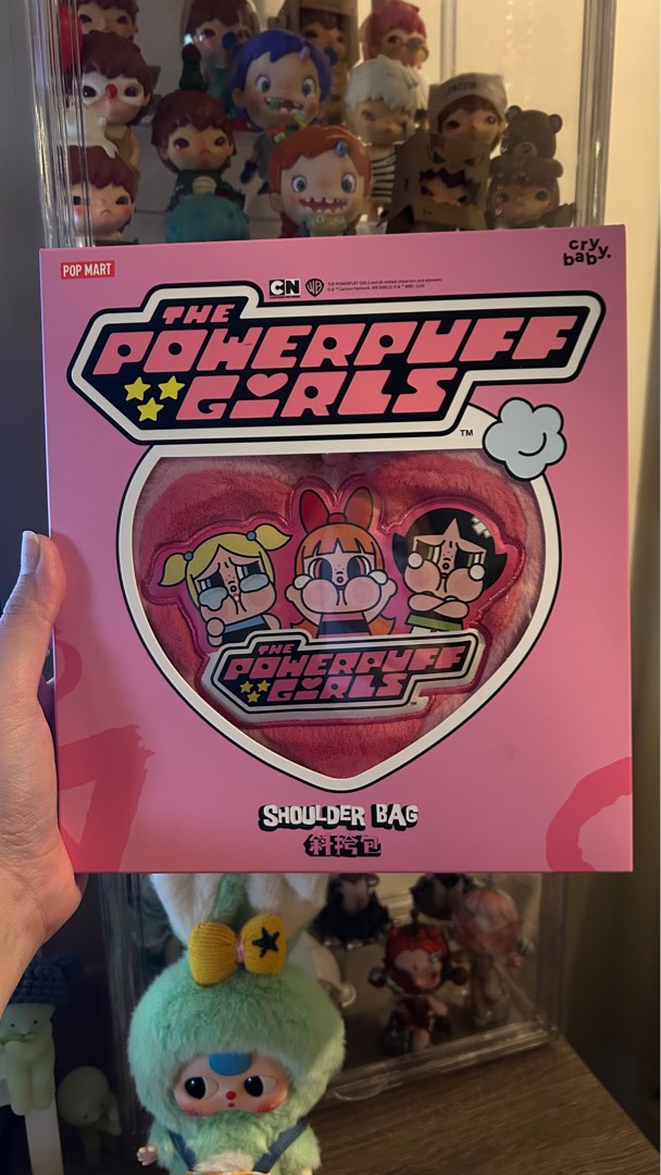 Popmart Cry Baby Power Puff Girl - Body Bag (unsealed), Hobbies & Toys ...