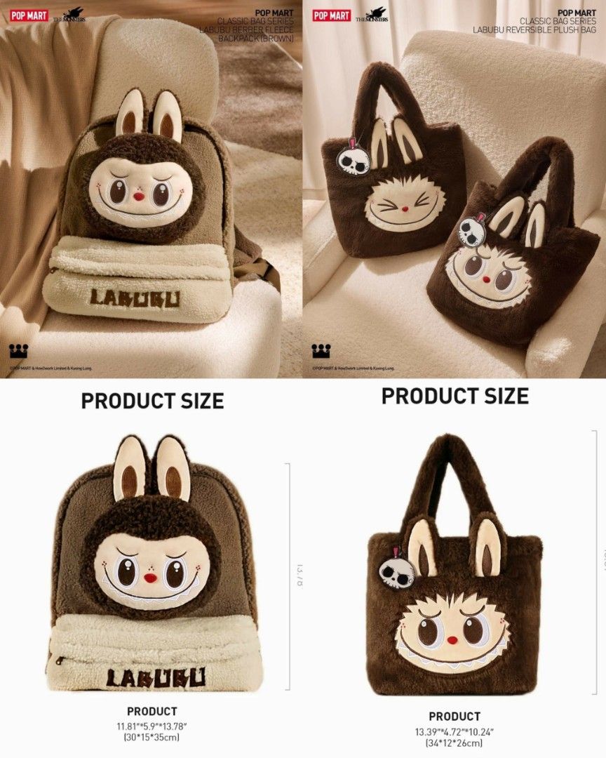 Popmart Labubu Bags (PRE-ORDER), Women's Fashion, Bags & Wallets, Tote ...