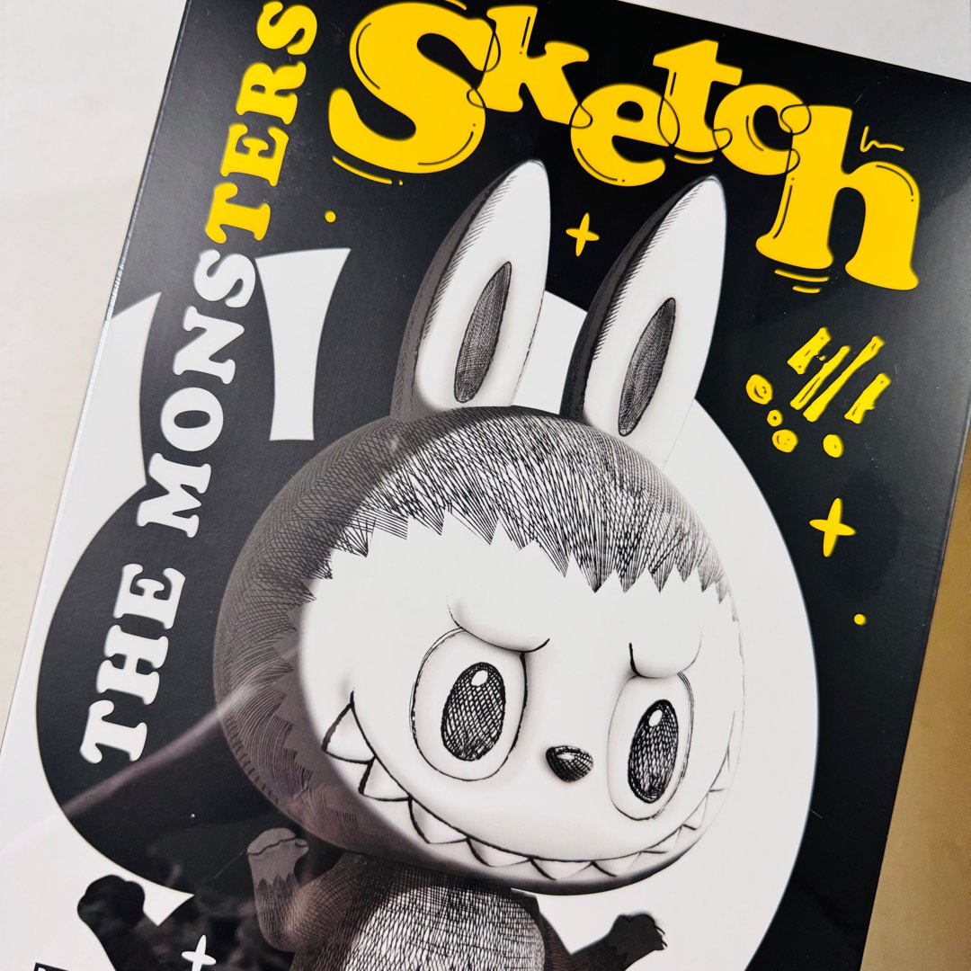 POPMART Mega Labubu 400% Sketch, Hobbies & Toys, Toys & Games on Carousell