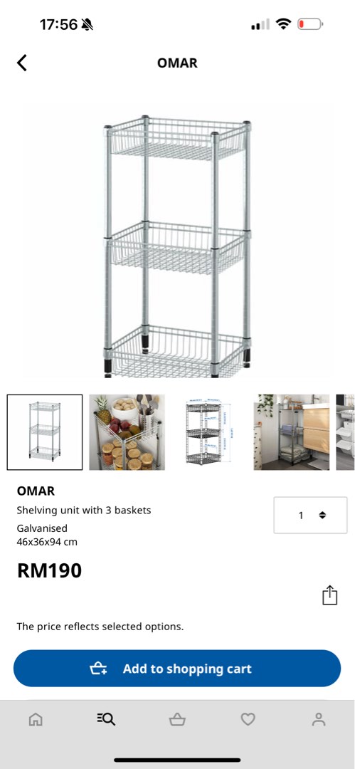 Racks Omar, Furniture & Home Living, Kitchenware & Tableware, Food ...