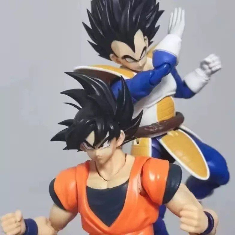 Recustom Goku and Vegeta custom Head (The Historic First Battle) for 1/ ...