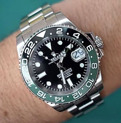 【訂制】Relax dial seiko mod 搭載精工NH34機械機芯 GMT兩地時間顯示 40mm 藍寶石玻璃 904L精鋼 附送精美錶 ...