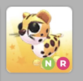 Roblox Adopt Me Neon Ride Cheetah NR Cheetah, Video Gaming, Video Games ...