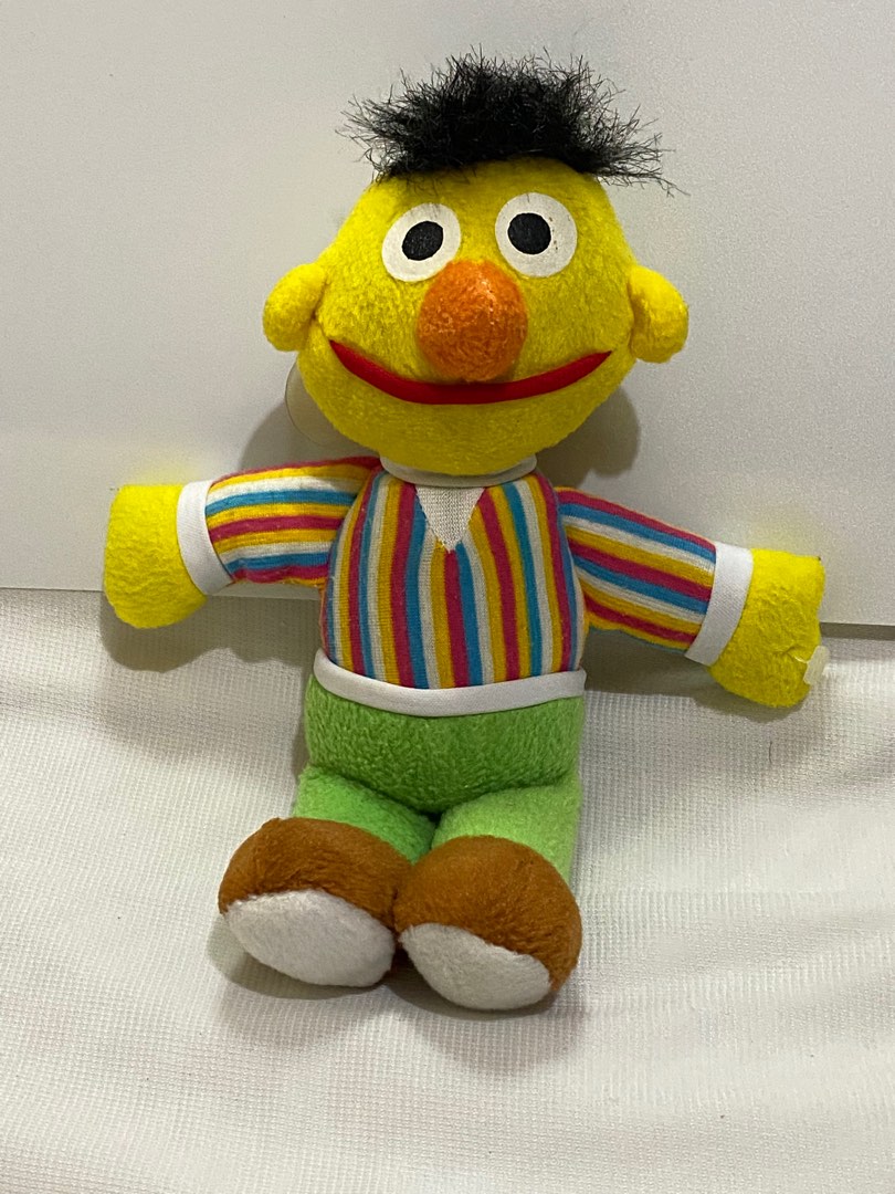 Sesame Street Bert Stuffed Toy 8 inches, Hobbies & Toys, Toys & Games ...