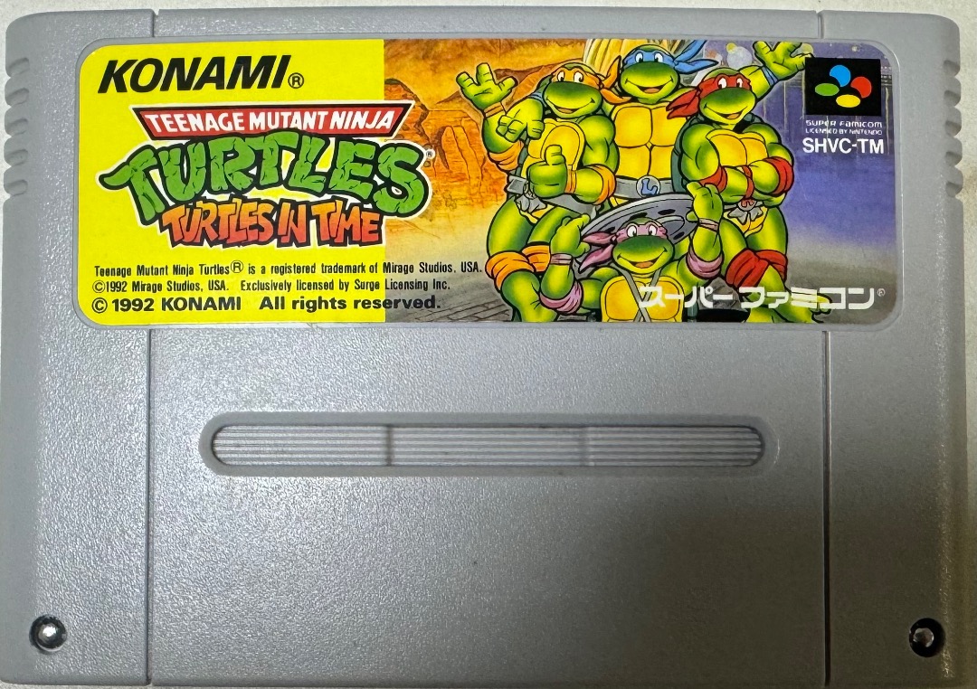 SFC超級任天堂 Rushing Beat修羅/ 戰區88/忍者龜/Teenage Mutant Ninja Turtles, 電子遊戲, 電子遊戲, Nintendo 任天堂 - Carousell