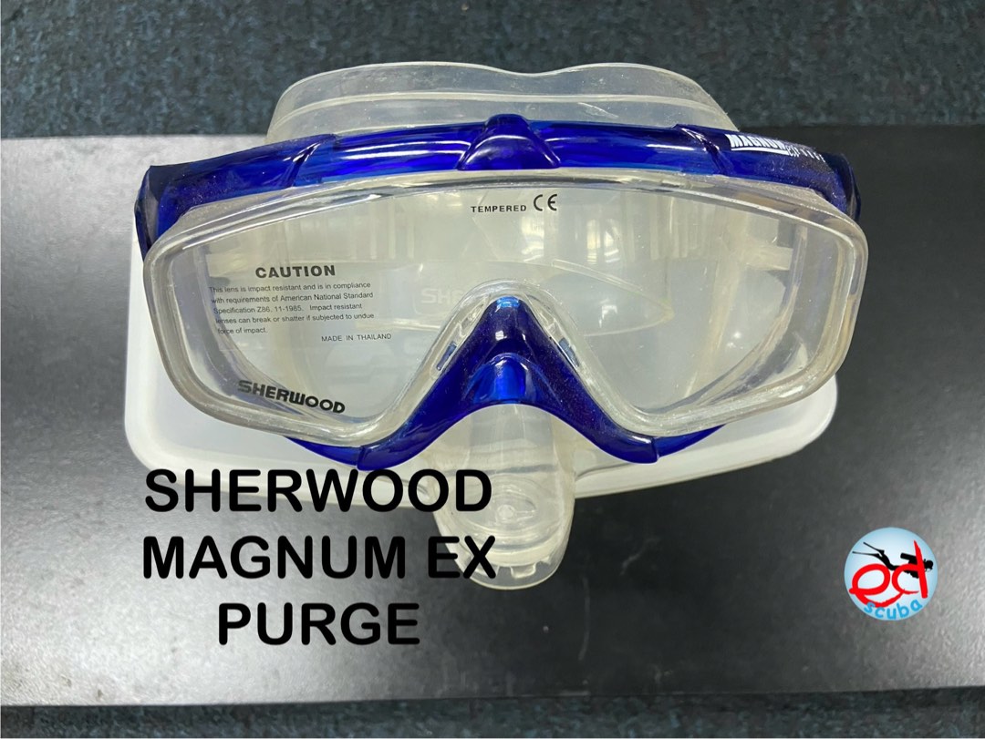 Sherwood Magnum Ex Purge Diving Mask, Sports Equipment, Other Sports ...