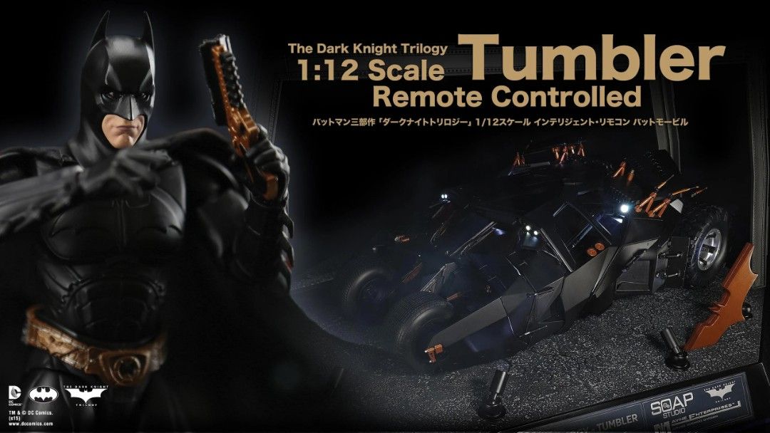 SOAP STUDIOS: BATMAN: THE DARK KNIGHT TRILOGY - REMOTE CONTROLLED ...