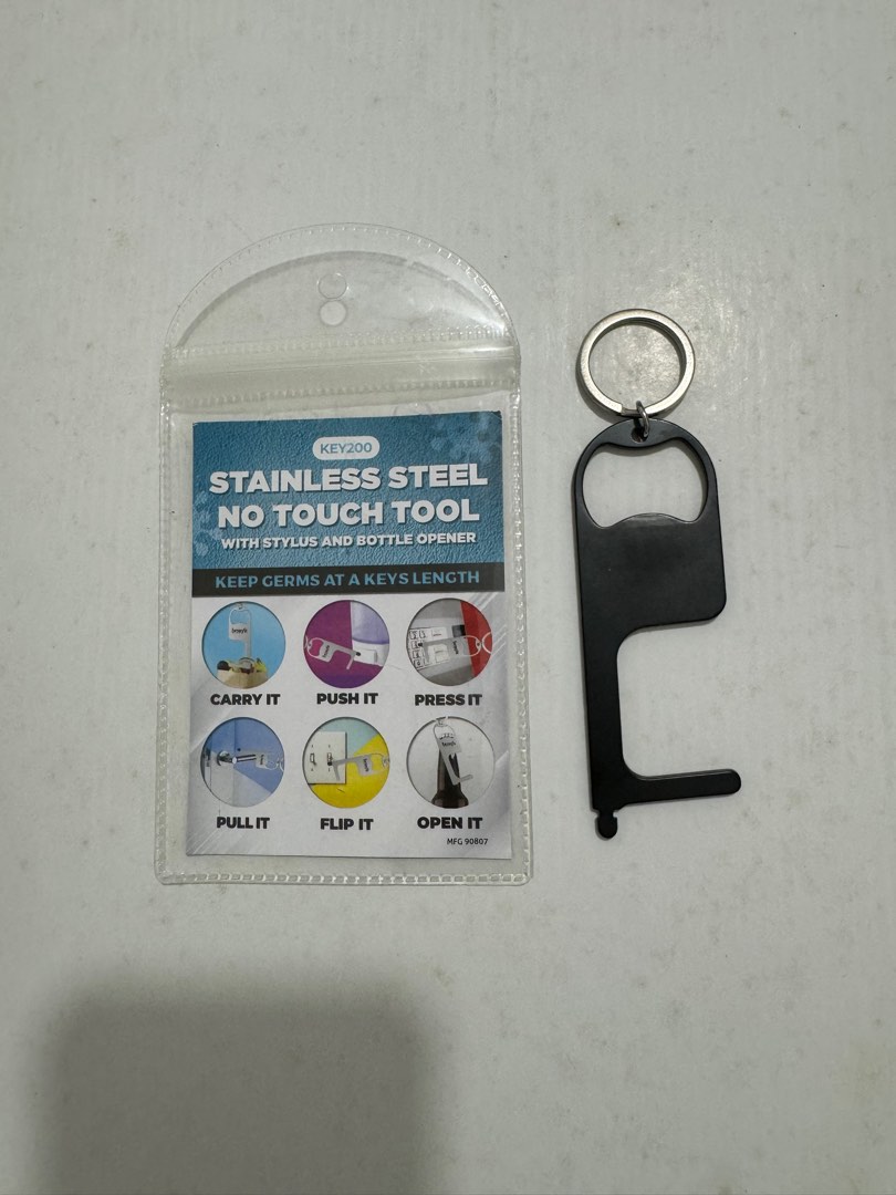 Stainless Steel No-Touch Contactless Tool, Hobbies & Toys, Travel ...