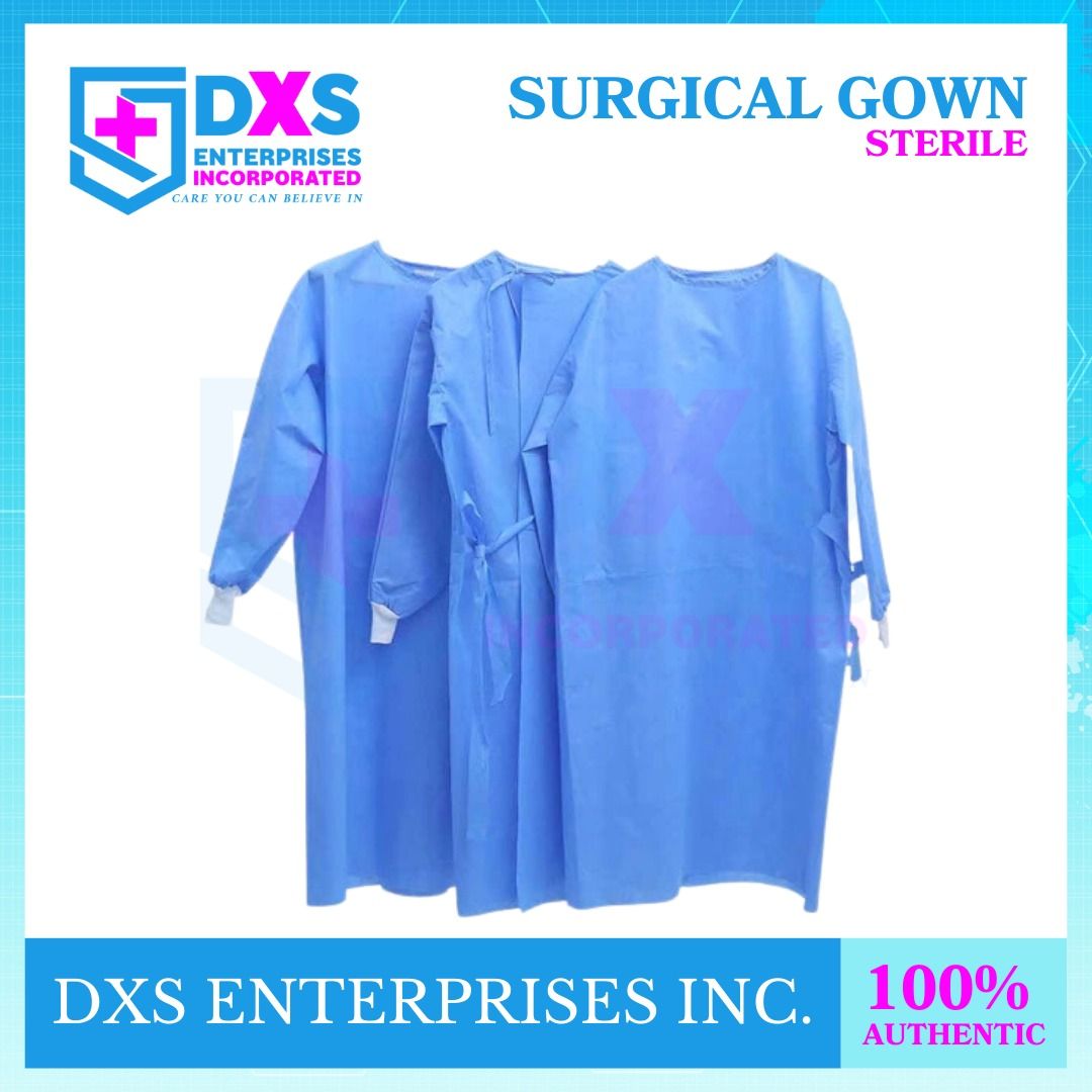 STERILE SURGICAL GOWN BRAND: FUSION QUANTUM KNITTED, Health & Nutrition ...