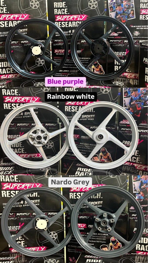 NEW SUPERFLY PROJECT X RIM 17 Inch Aerox Sniper Spark 135, Motorcycles ...