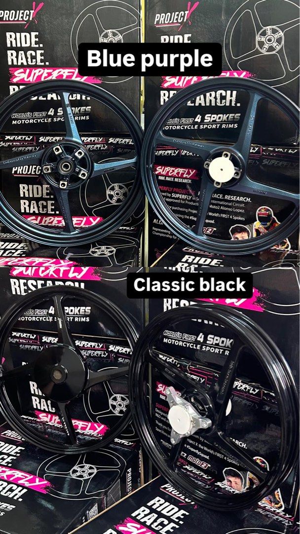 NEW SUPERFLY PROJECT X RIM 17 Inch Aerox Sniper Spark 135, Motorcycles ...