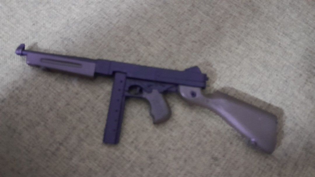 Thomas gun weapon 1/6 scale 12'inch soldiers ww2 army accessories gi ...