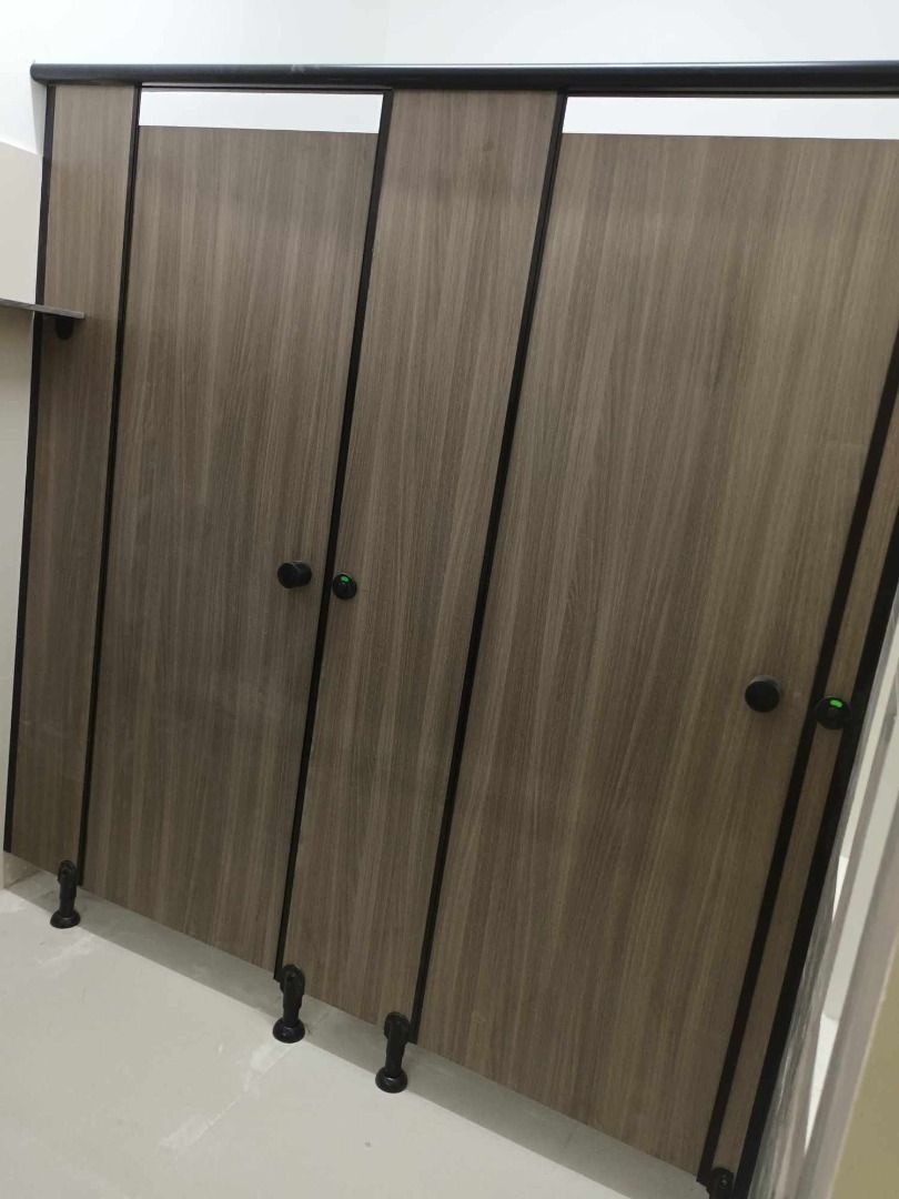 Toilet Partition Phenolic Board 12 mm with PWD, Slop Sink, Urinal ...