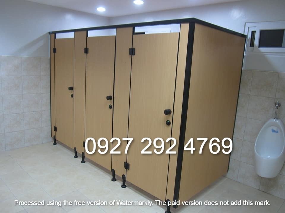 Toilet Partition Phenolic Board 12 mm with PWD, Slop Sink, Urinal ...