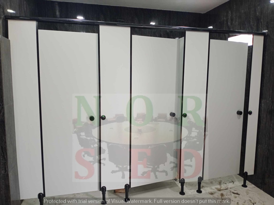 Toilet Partition Phenolic Board 12 mm with PWD, Slop Sink, Urinal ...