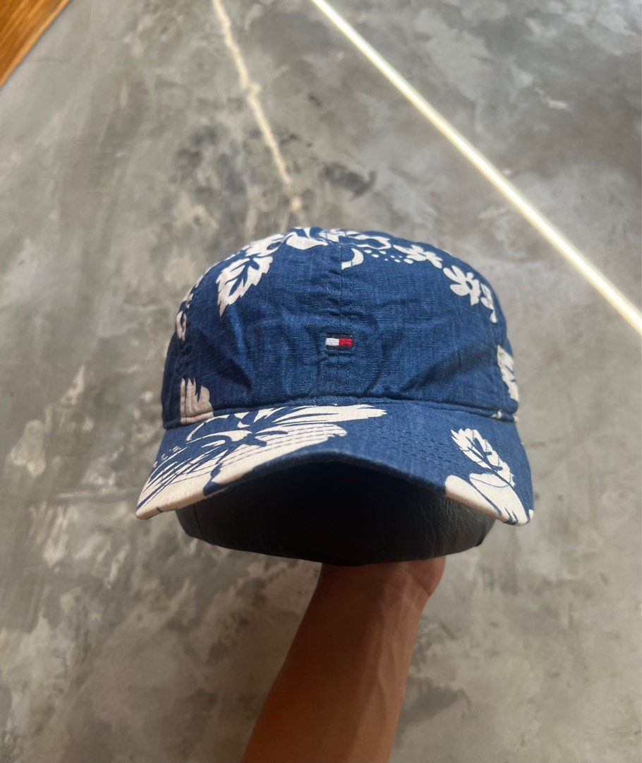 Tommy Hilfiger Summer Hawaiian Floral Strapback Hat, Men's Fashion ...