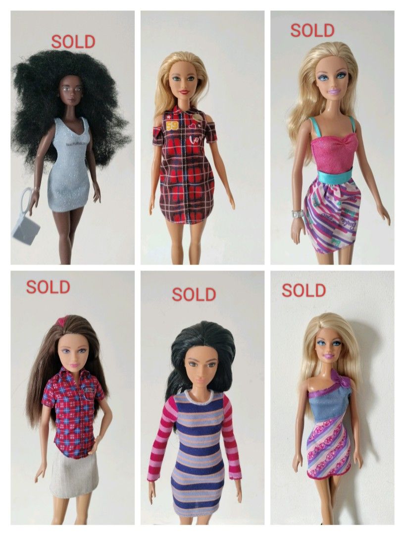 Used Barbie doll RM20 each, Hobbies & Toys, Toys & Games on Carousell