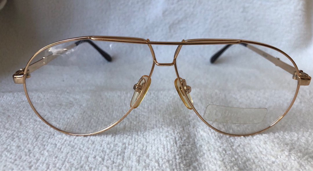 Vintage Unused Bohler 18KGF Eyeglasses Frame W. Germany, Men's Fashion ...