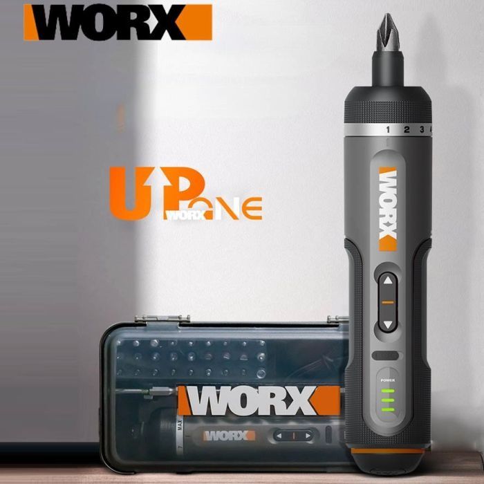 WORX WX242 w/ Aluminum Case + Plastic Case + Worx Common bits set ...