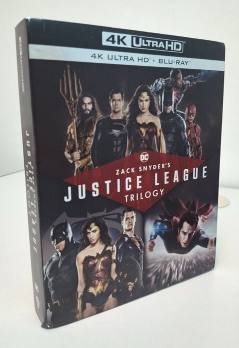 [全新] Zack Snyder's Justice League Trilogy 4K ULTRA HD + BLU-RAY 正義聯盟三部曲 美版 共八碟裝 中英文字幕, 興趣及遊戲, 音樂 ...