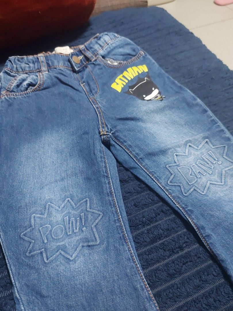 Zara Baby Boy Batman Jeans Pants 2 to 3 yo, Babies & Kids, Babies ...