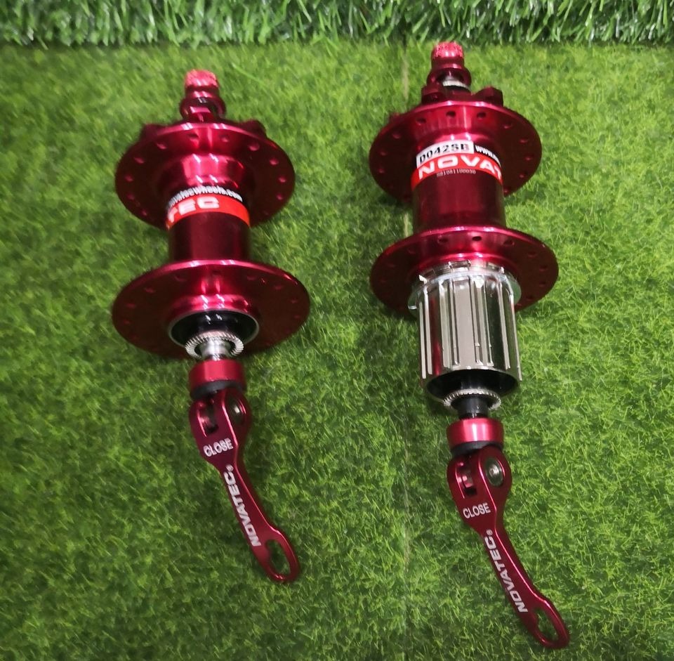 100% Original Novatec 32H Hub Road MTB Folding Bike With Quick Release ...