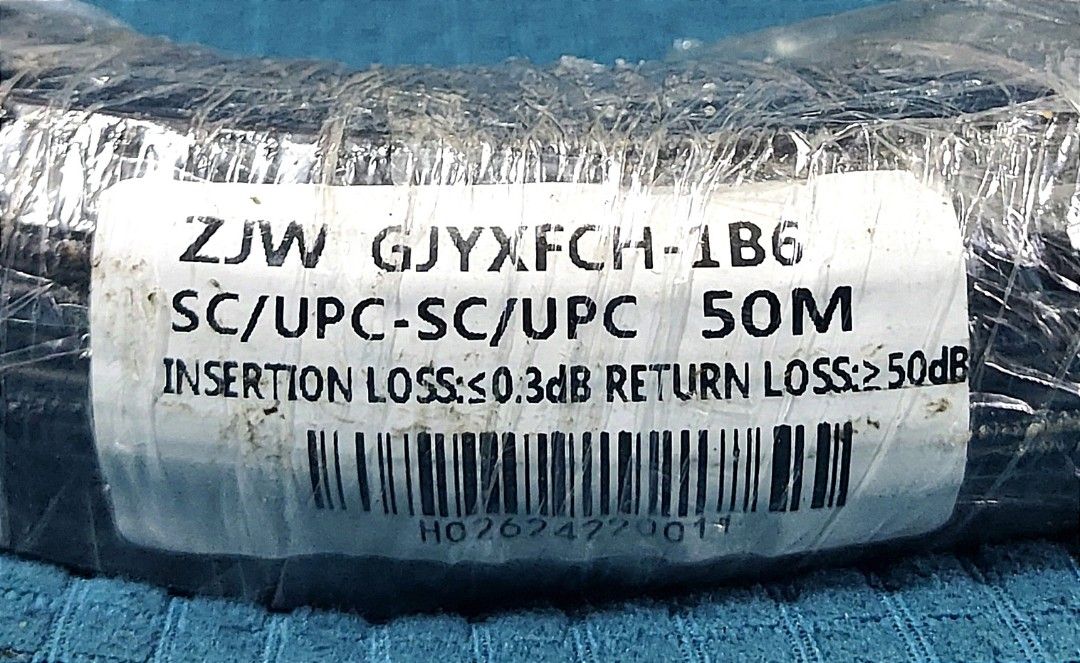 50m Fiber Optic Cable for PLDT Modems (SC UPC Single Core), Computers ...
