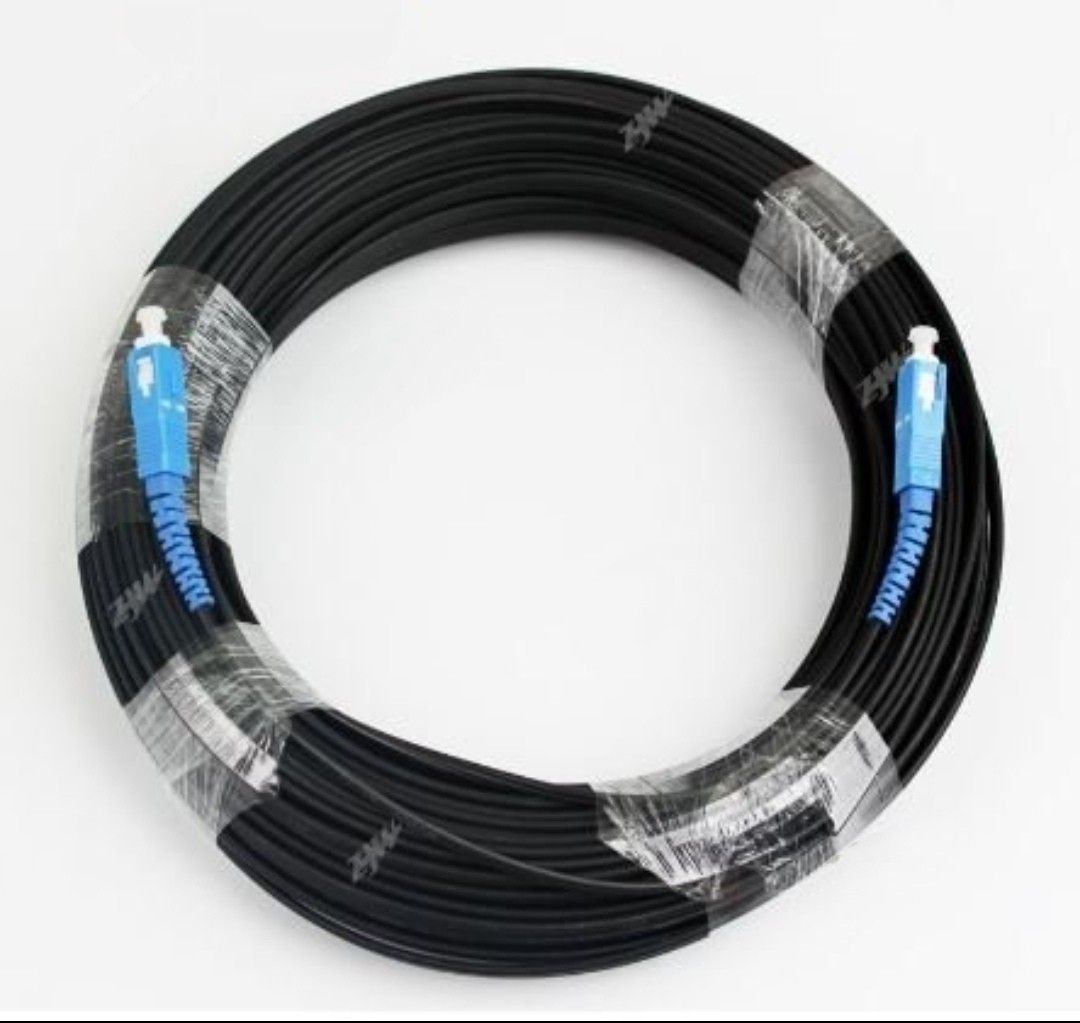 50m Fiber Optic Cable for PLDT Modems (SC UPC Single Core), Computers ...