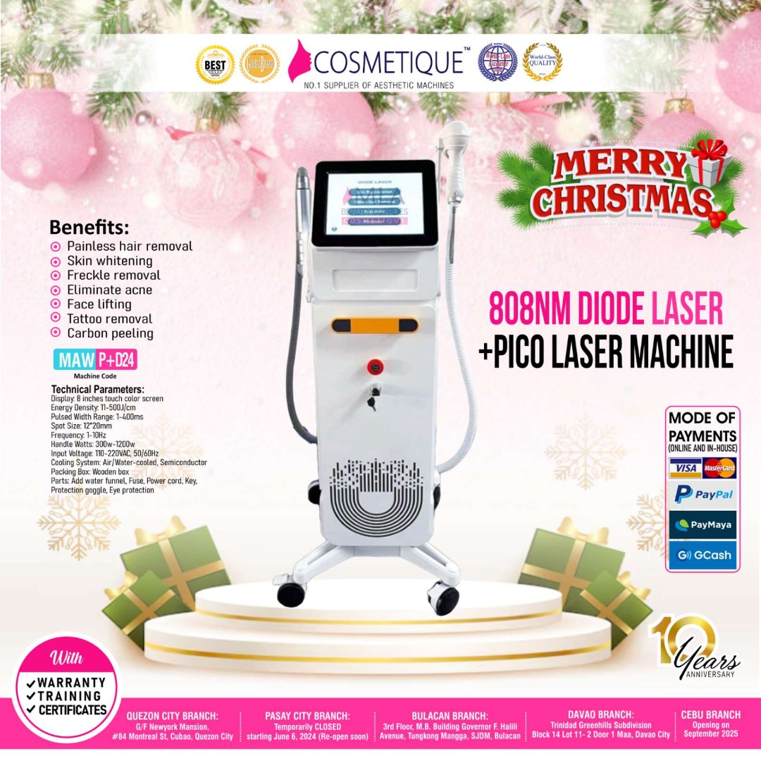 808NM DIODE LASER+PICO LASER MACHINE, Beauty & Personal Care, Bath ...