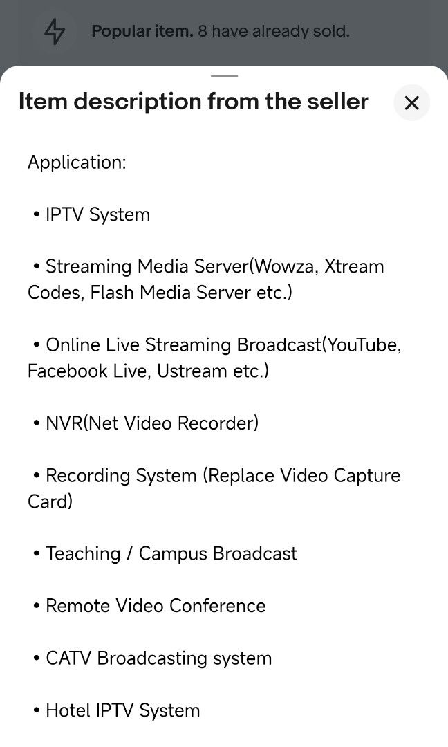 8 port HDMI encoder, Computers & Tech, Office & Business Technology on ...