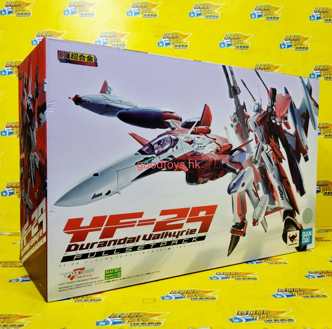 全新未開封 BANDAI DX超合金 超時空要塞 YF-29 DURANDAL VALKYRIE ALTO SAOTOME USE FULL SET PACK 早乙女機, 興趣及遊戲, 玩具 ...