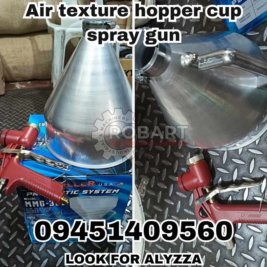 Air texture hopper cup spray gun, Commercial & Industrial, Construction ...