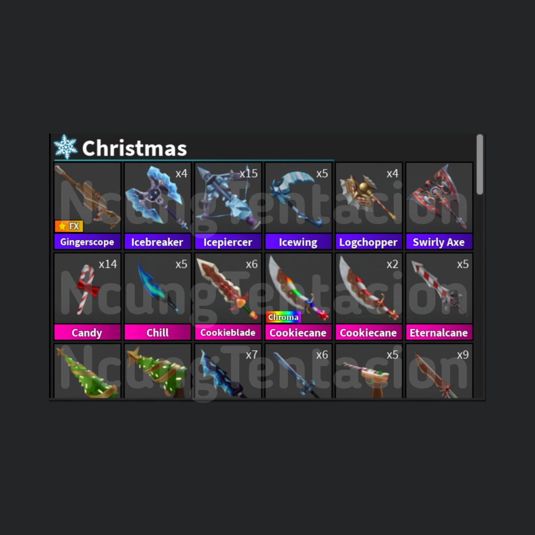 All Godly & Set Murder Mystery 2 MM2 Roblox, Video Gaming, Gaming ...