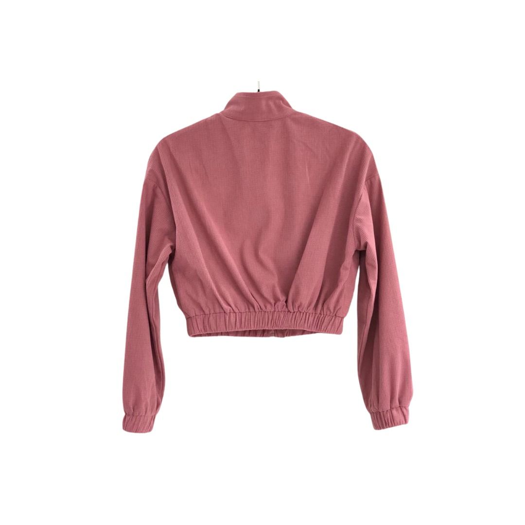 AREA STARS WAFFLE KNIT CROPPED/BOMBER BIG POCKET JACKET , Women's ...