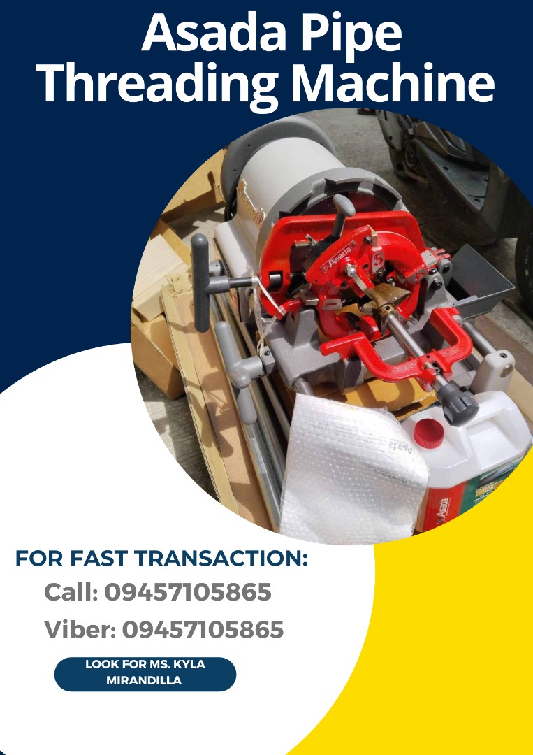 ASADA PIPE THREADING MACHINE, Commercial & Industrial, Construction ...
