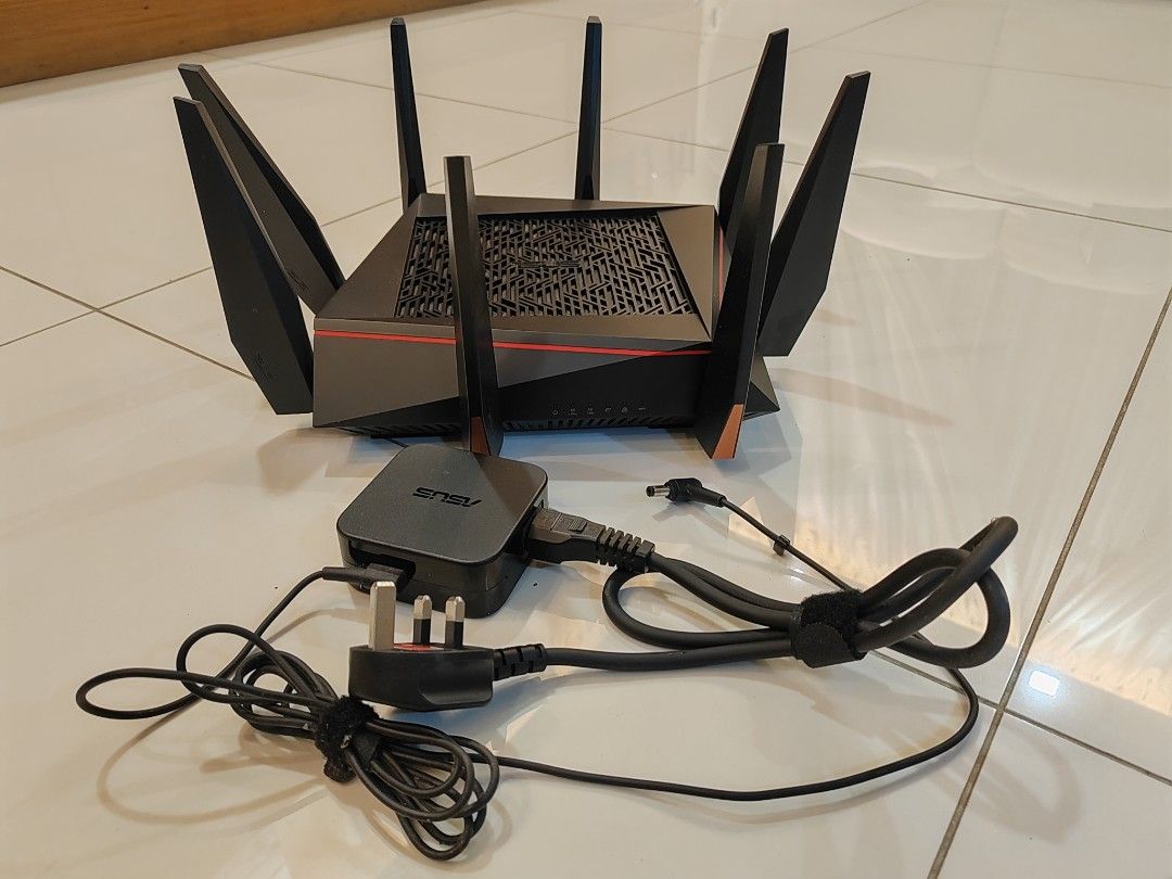 Asus RT-AC5300 Router (Set B), Computers & Tech, Parts & Accessories ...