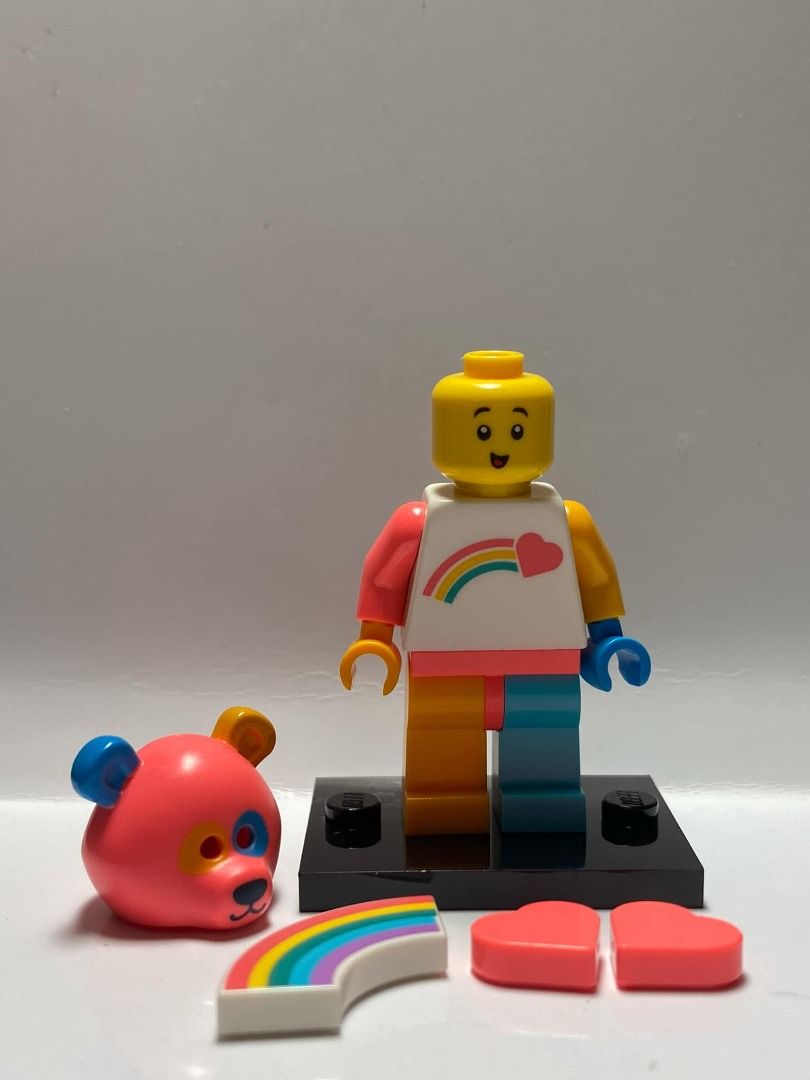 LEGO Bear Costume Guy, Series 19 (Complete Set with Stand and ...