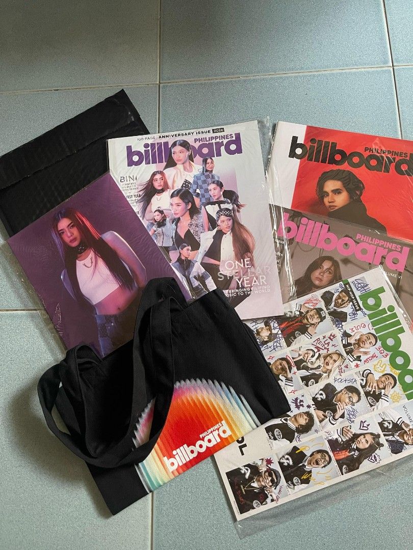BINI Billboard PH Photo Prints and Magazine (SET), Hobbies & Toys ...