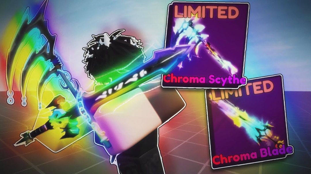 Blade Ball Chroma Blade & Scythe Set, Video Gaming, Video Games, Others on Carousell