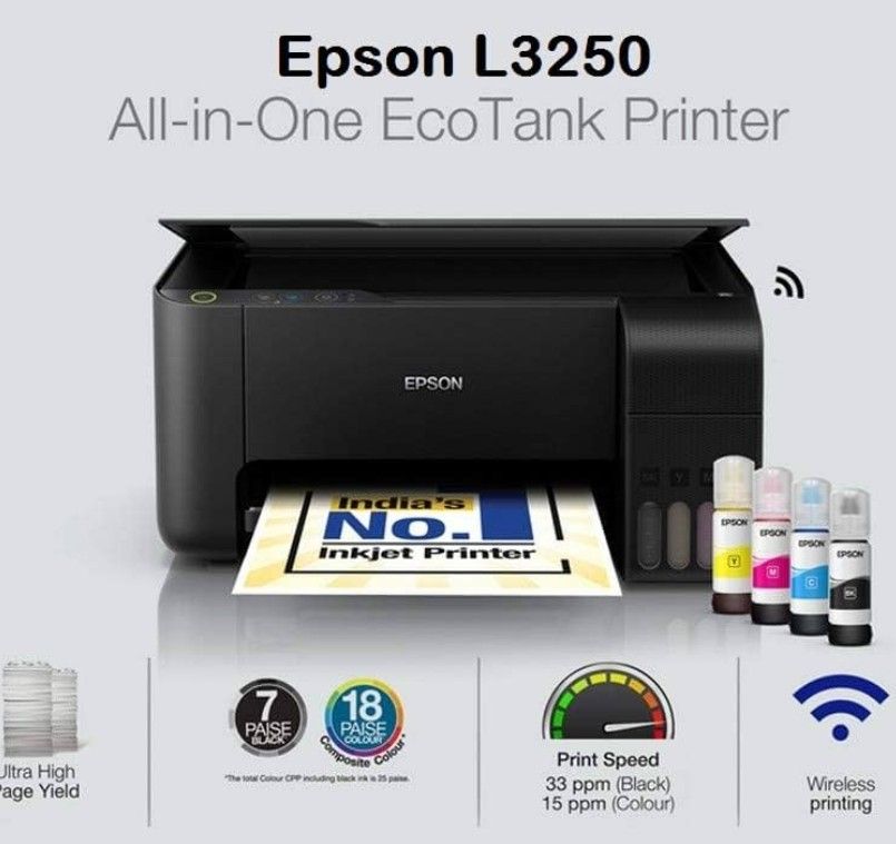 [BNIB] EPSON EcoTank L3250 All-In-One Printer/Scanner/Copier, WIFI ...