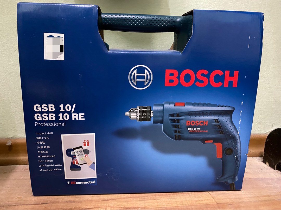 Bosch GSB 10RE 500W Impact Drill Set + Extra 100pcs Accessory ...