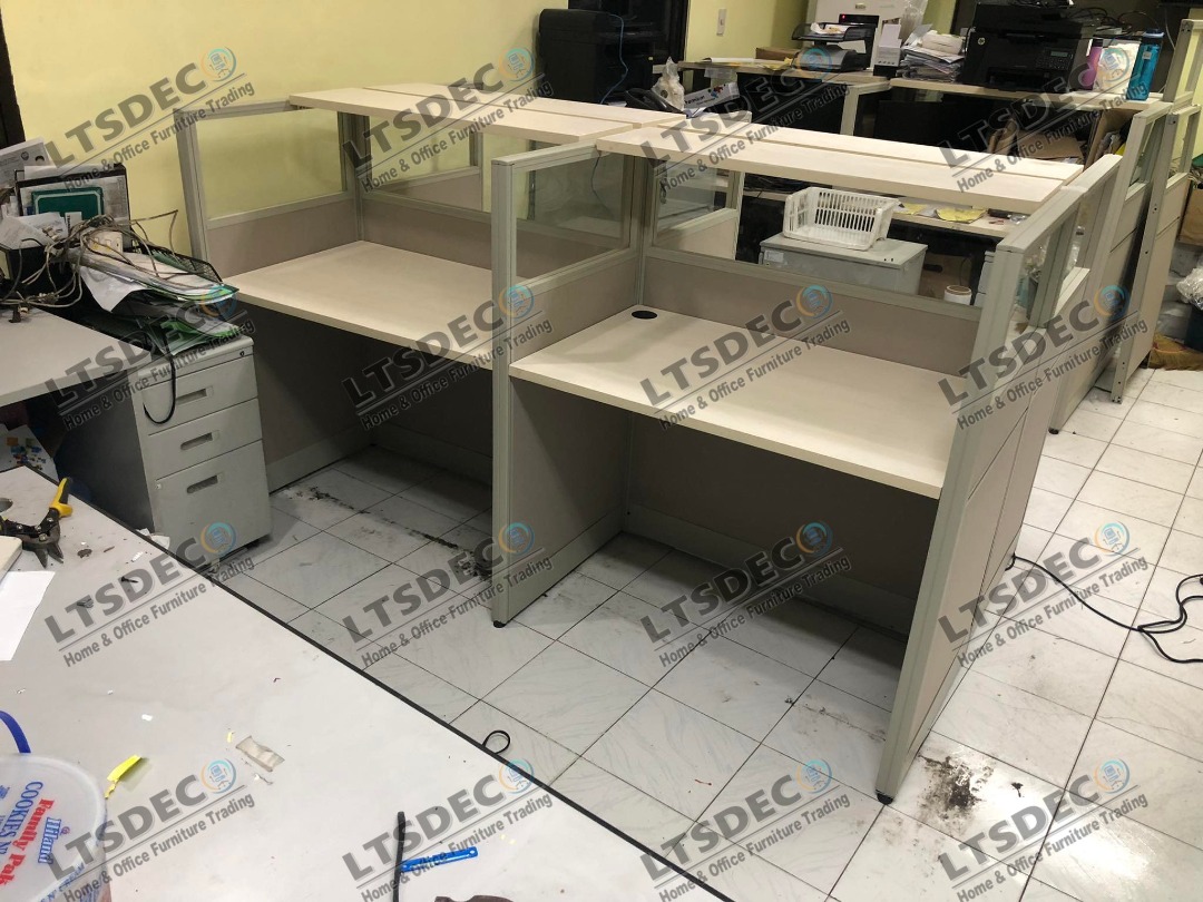 bpo workstation cubicle tables office partition, Furniture & Home ...