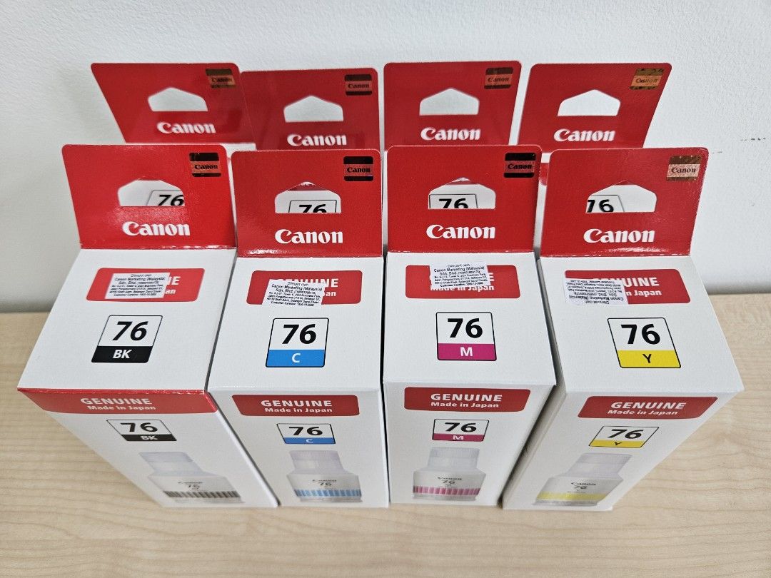 CANON GI-76 INK PRINTER SET, Computers & Tech, Printers, Scanners ...